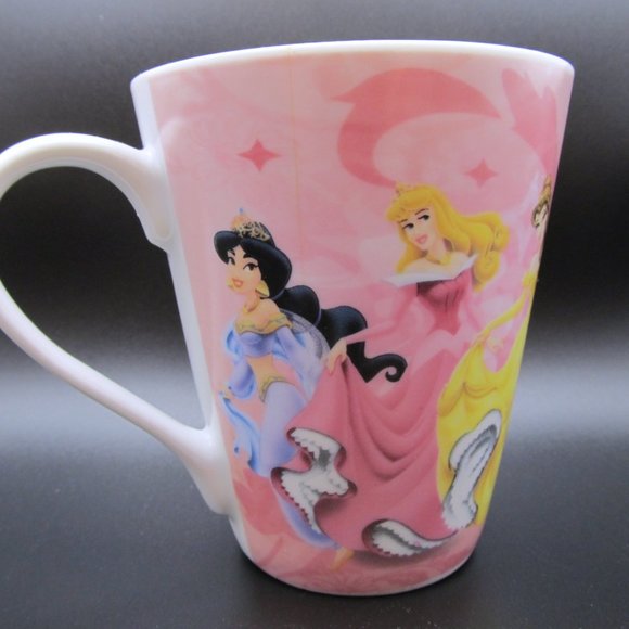 Kitchen | Disney Seven Princesses Coffee Mugcup Light Pink Snow White ...